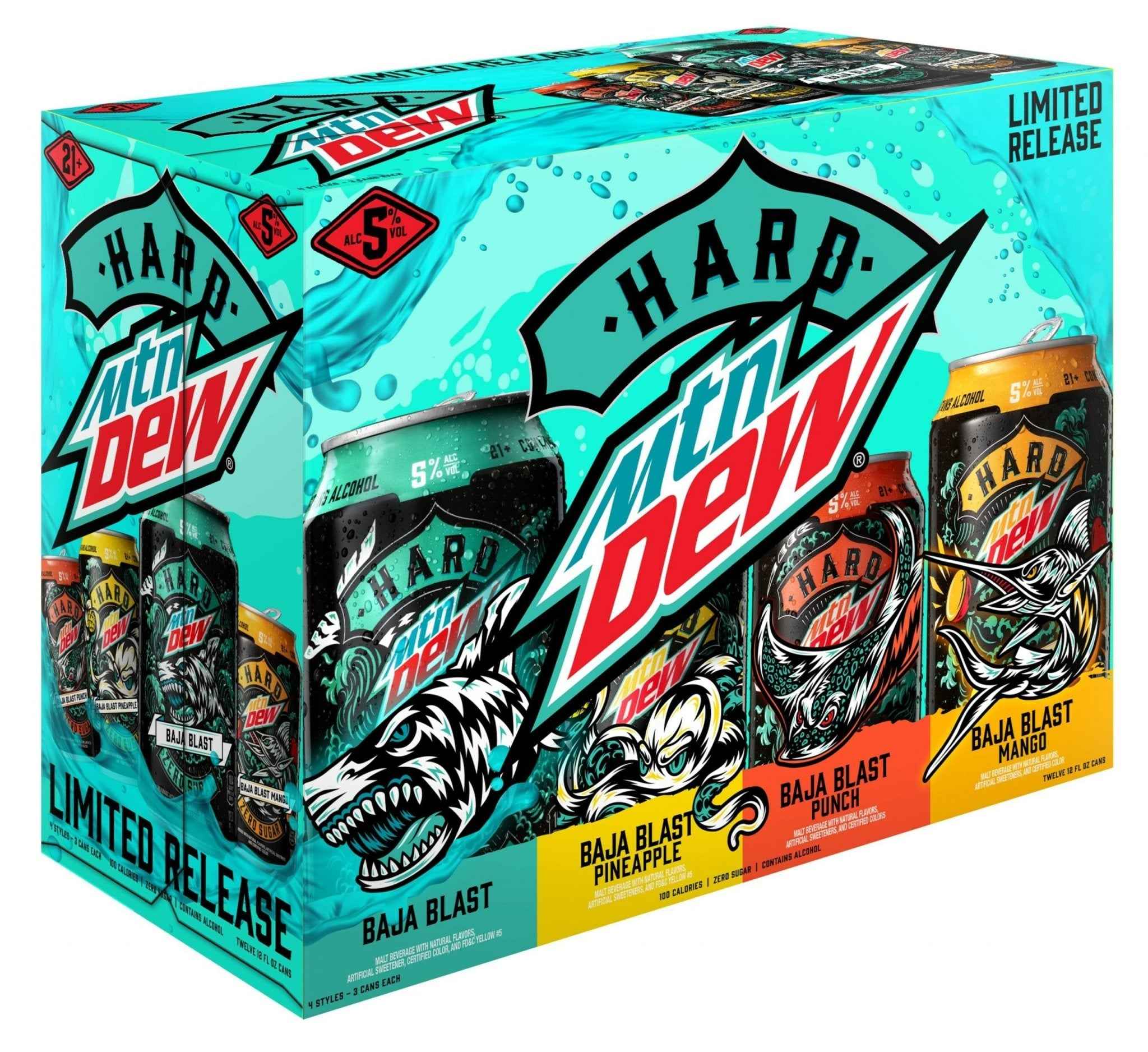 Hard Mtn Dew Baja Blast Pack – Wine Palace