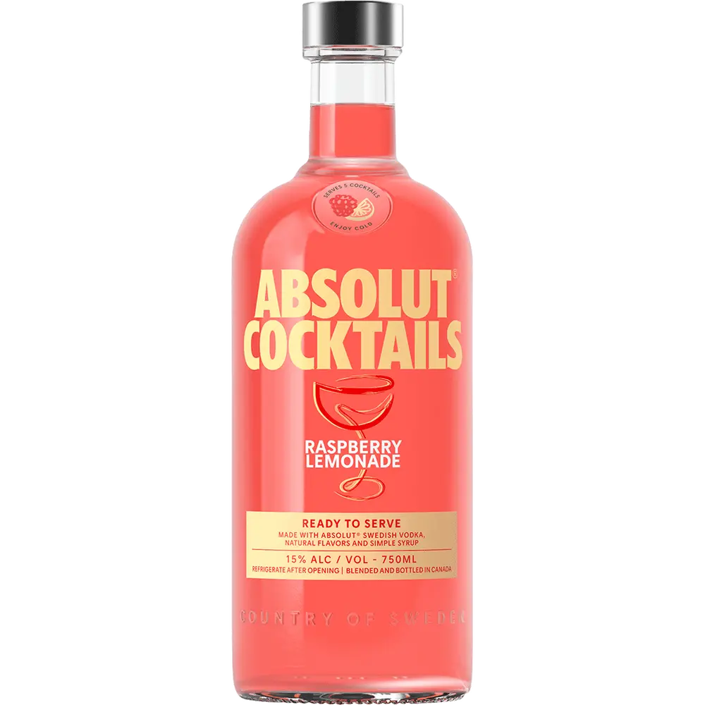 Absolut Cocktails Raspberry Lemonade – Wine Palace