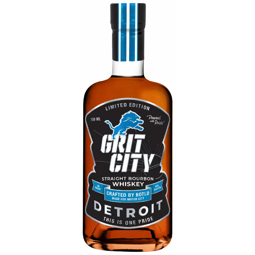Grit City Detroit Lions Edition Straight Bourbon Whiskey – Wine Palace