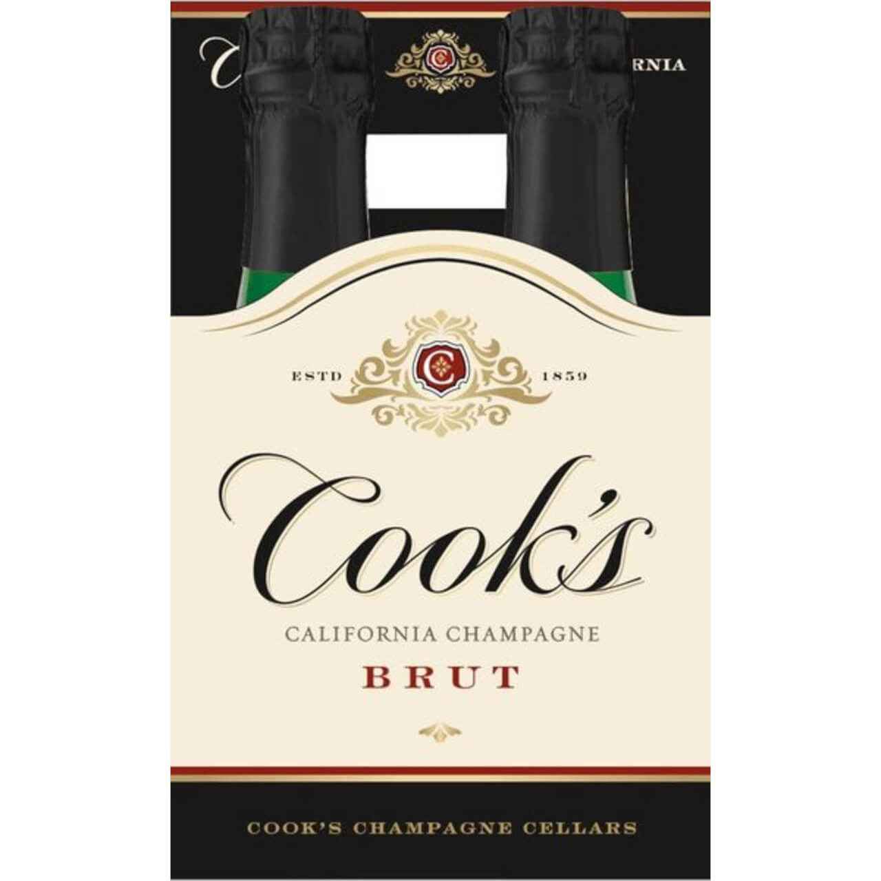 Cook's California Champagne Brut White Sparkling Wine – Wine Palace