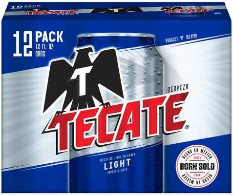 Tecate Light Mexican Beer, 12 pack – Wine Palace