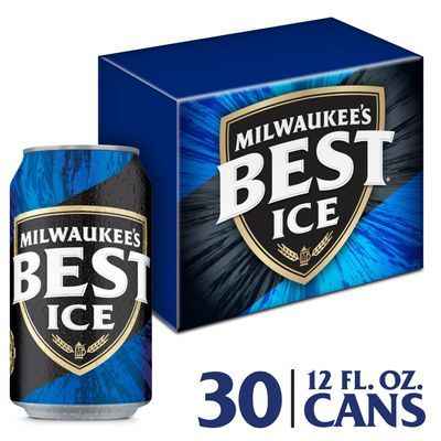 Milwaukee's Best Ice Beer, American Lager, 30 Pack Beer, 12 fl. oz. Ca ...