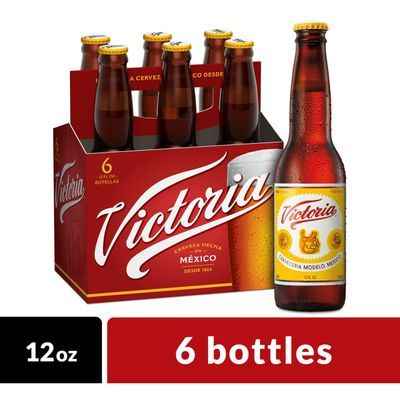 Victoria Mexican Lager Beer, 6 pk 12 fl oz Bottles, 4.0% ABV – Wine Palace