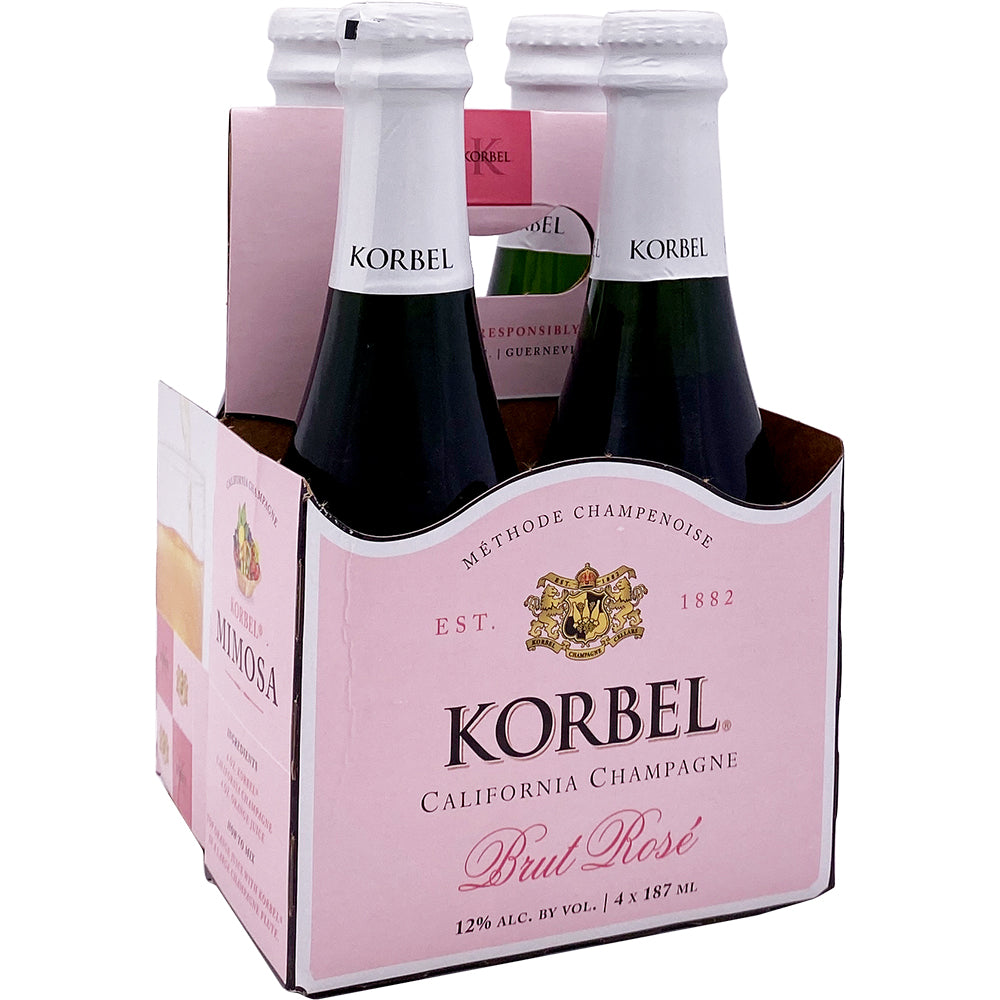 Korbel Brut Rose California Champagne - Wine Palace